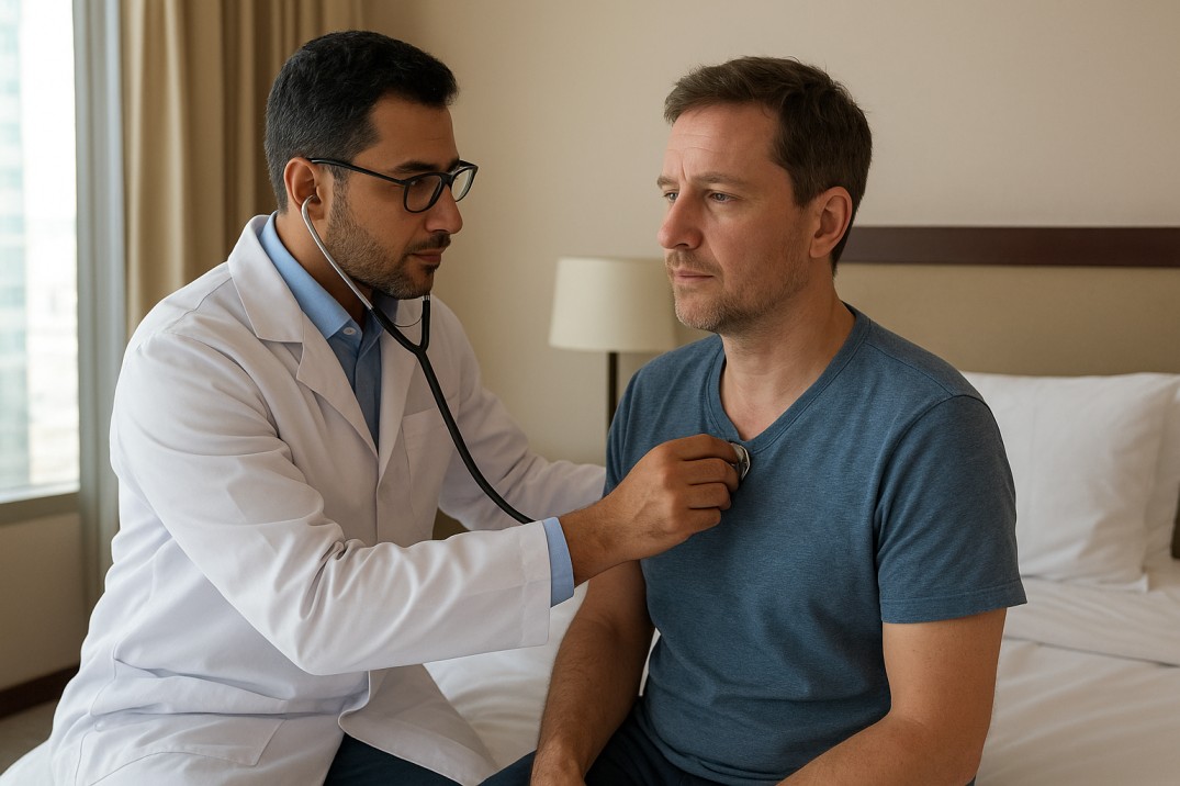 Doctor Visit at Hotel Dubai – 24/7 Hotel Doctor Service